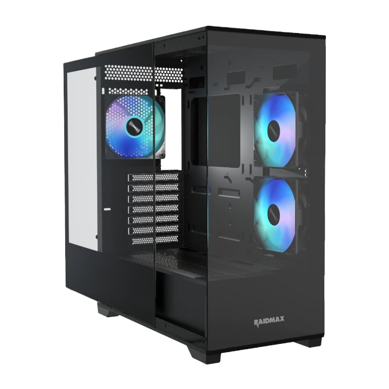 Raidmax I801 ATX|Micro-ATX|Mini-ITX|E-ATX ARGB Gaming Chassis – Black ...